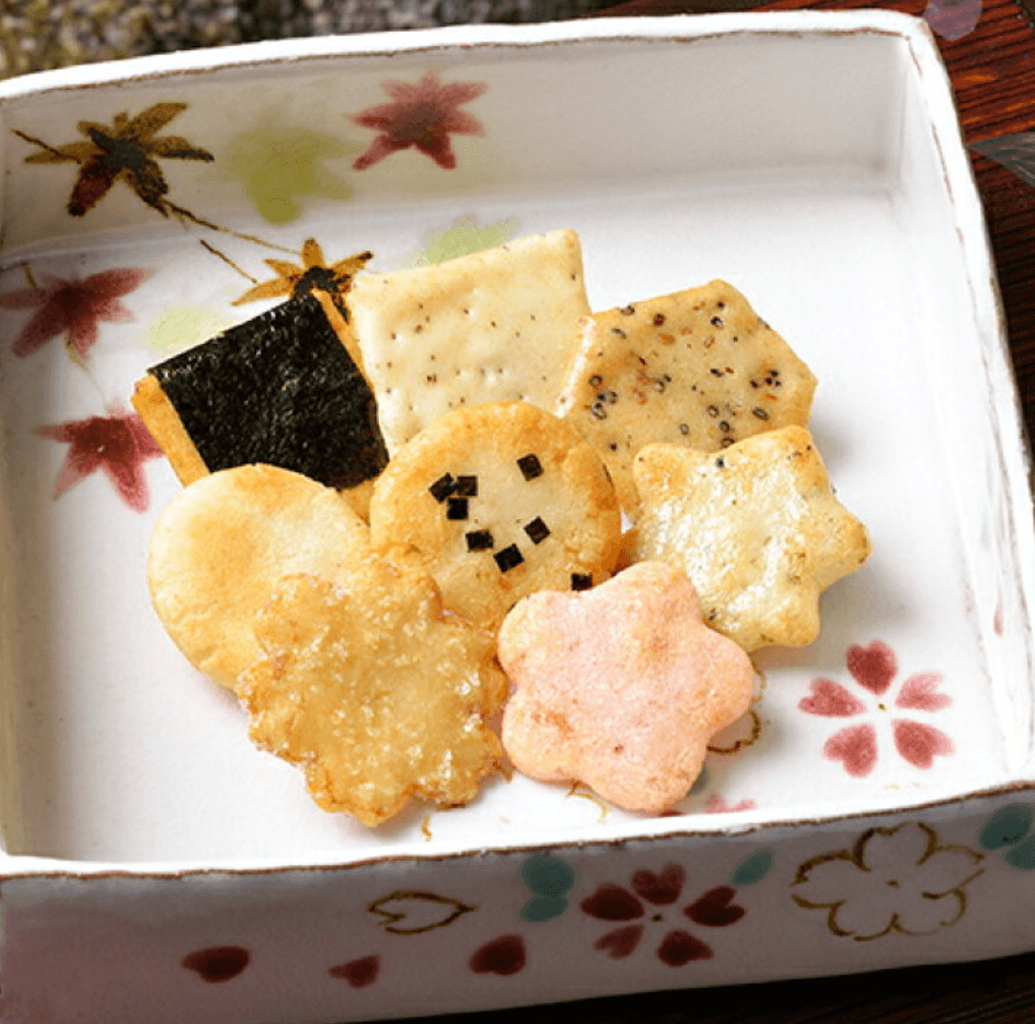 【日本進口食品】日本京都六角蕪村庵NO.1 山春秋仙貝禮盒 | meimaii 美賣